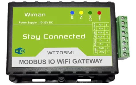 Modbus To Wifi Gateway For Industrial Model Name Number Wt705m Rs