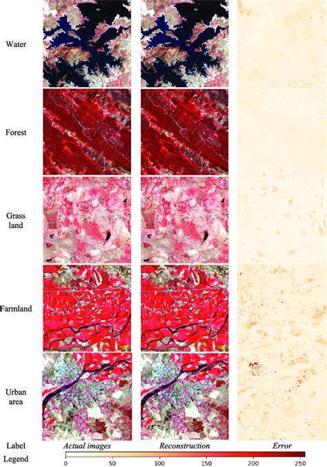 Reconstruction Error Distributions For Various Land Cover Types Download Scientific Diagram