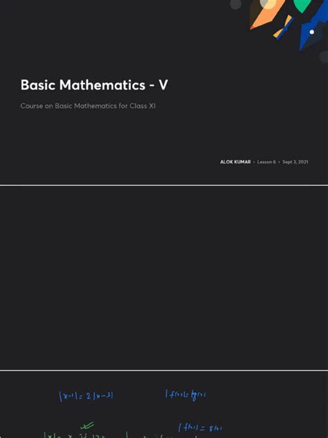 basic mathematics pdf