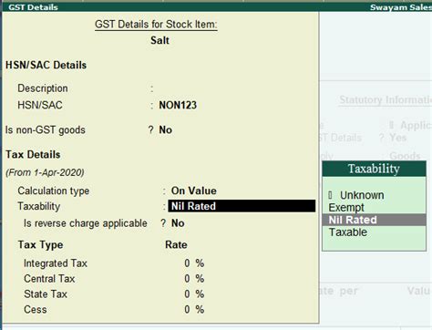 Tallyprime Assignment 15 Purchase Voucher Of Nil Rated Exempted Items Tallyprime Book