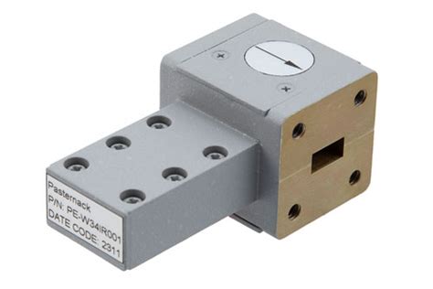 Wr 34 Waveguide Isolator From 217 Ghz To 33 Ghz 18 Db Min Isolation Cover Flange Aluminum