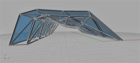 Diseños En Rhinoceros 3d Estructura Triangular Con Barras
