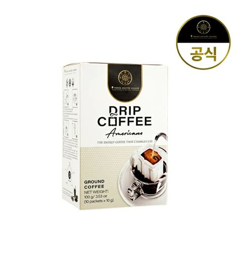 G7 쭝웬 레전드 드립 아메리카노 10t 베트남 원두 블랙 핸드 드립백 커피 믹스 티몬