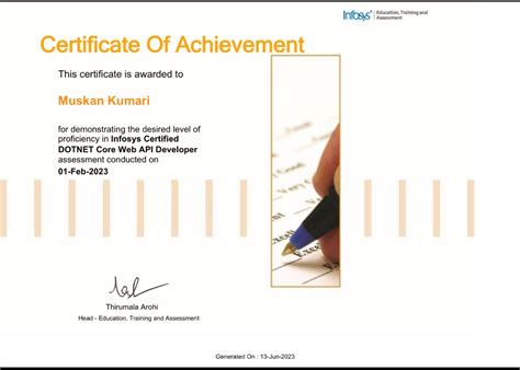 Muskan Kumari On Linkedin Infosys Certificateofcompletion Infosys