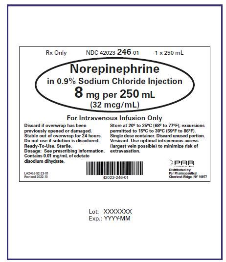 Norepinephrine Drip Dose 8mg 250 Ml Norepinephrine Drip Dose 8mg 250 Ml