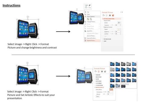 Stock Photo Smart Watch With Mobile For Technology PowerPoint Slide