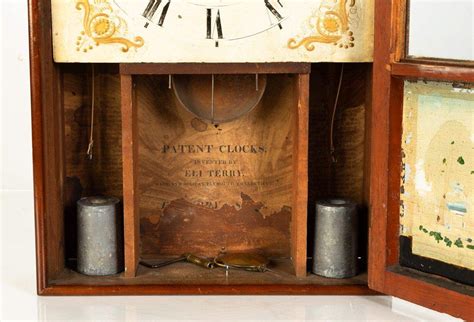 Rare Eli Terry And Sons Box Clock Cottone Auctions