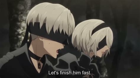 2b And 9s Vs Adam And Eve Nier Automata Anime アニメ動画まとめチャンネル