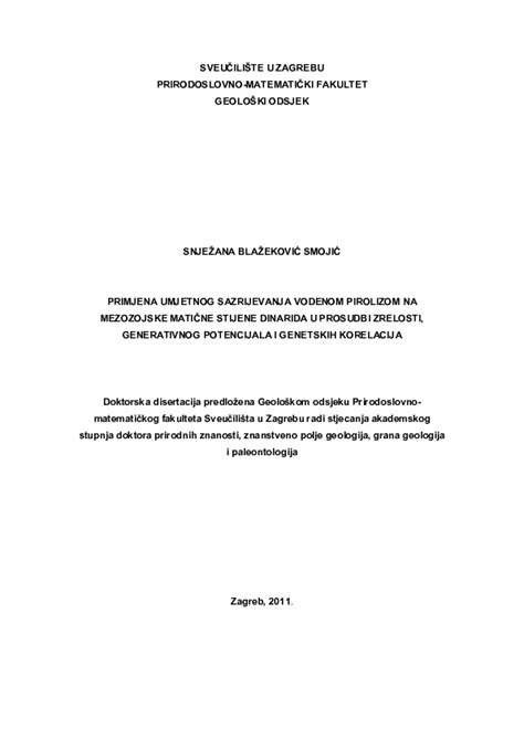 Pdf Application Of Artificial Maturation By Hydrous Pyrolysis To Mesozoic Source Rocks Of