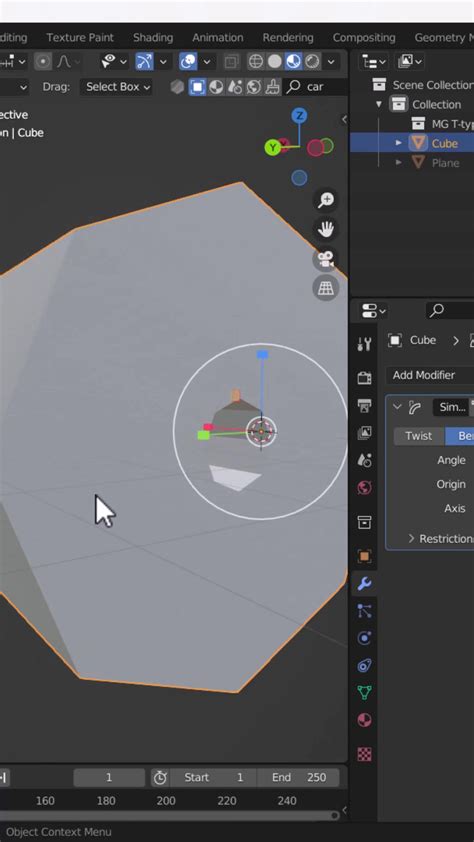 How To Bend The Object In Blender 1 Deepak Graphics Blender