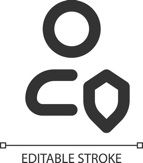 Contact Under Protection Pixel Perfect Linear Ui Icon Access To