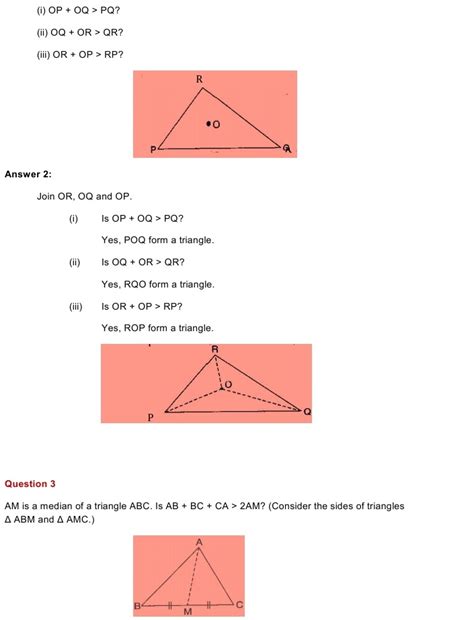 Ncert Solutions For Class 7 Mathematics Chapter 6 The Triangle And Its Properties Exercise 6 4