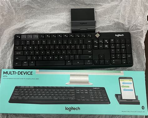 Logitech K S Multi Device Keyboard And Stand Combo Computers Tech Parts Accessories