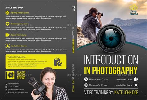 Photography Training Course Dvd Template Print Templates Graphicriver