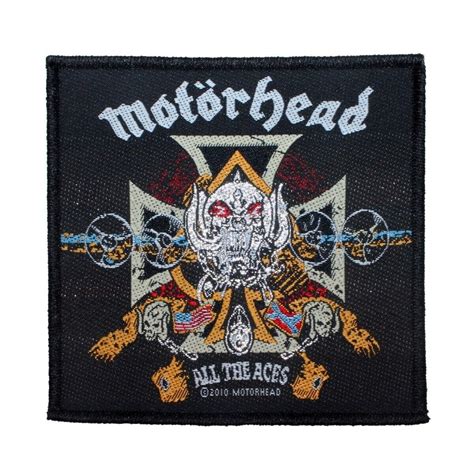 Motorhead All The Aces Patch Album Cover Art Heavy Metal Woven Sew On