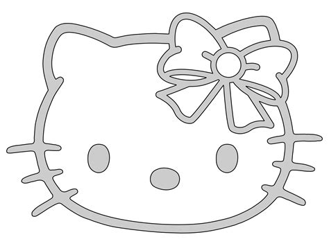 Hello Kitty Stencil Printable Pdf