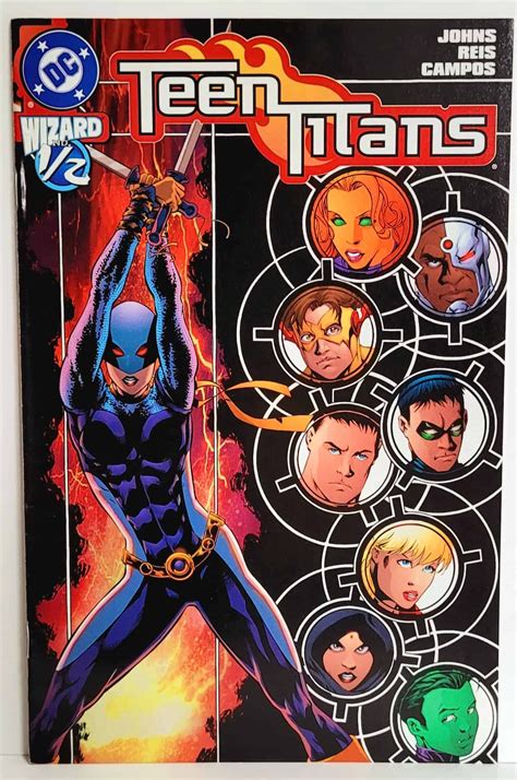 Teen Titans 2003 Wizard 1 2 Baú Das Hqs