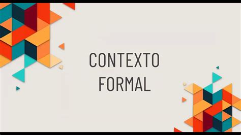 Contexto Formal Youtube
