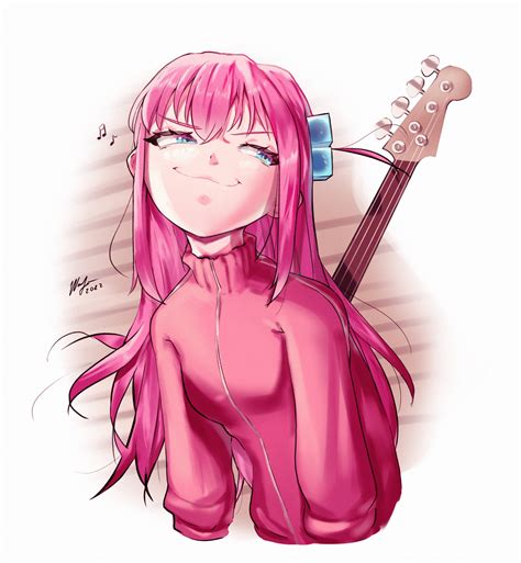 The Original Character Design Of Bocchi According To Aki Hamajis