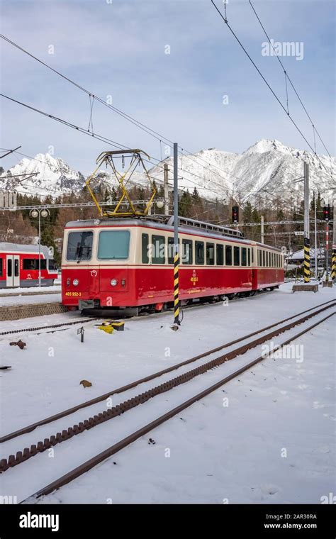 Historical Čsd Class Emu 290 Railcar Zssk Class 40595 At The