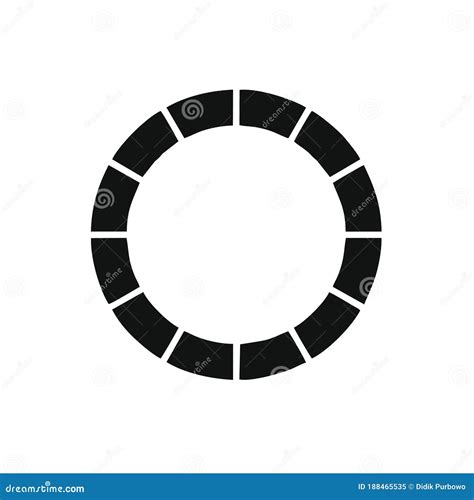 Load Icon Progress Bar For Upload Download Round Process For Website