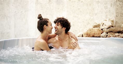 Diving Right Into Pool And Hot Tub Sex