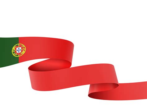 Portugal Flag Design National Independence Day Banner Element Transparent Background Png