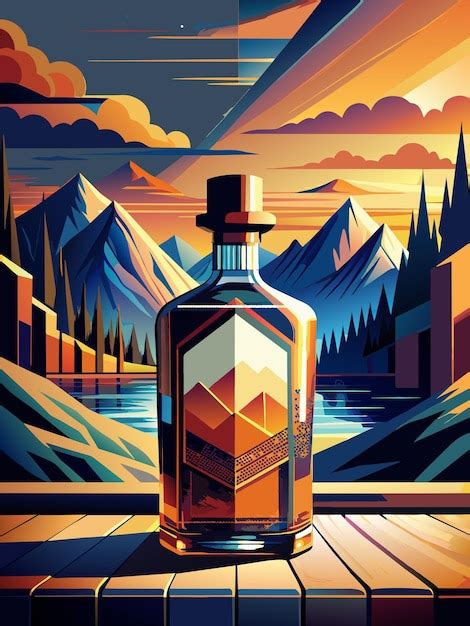 Premium Vector Whiskey Vector Graphics Illustration Eps Source File Format Lossless Scaling