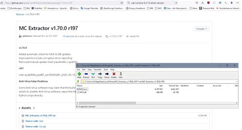 MC Extractor Intel AMD VIA Freescale Microcode Extraction Tool Discussion CPU Microcodes
