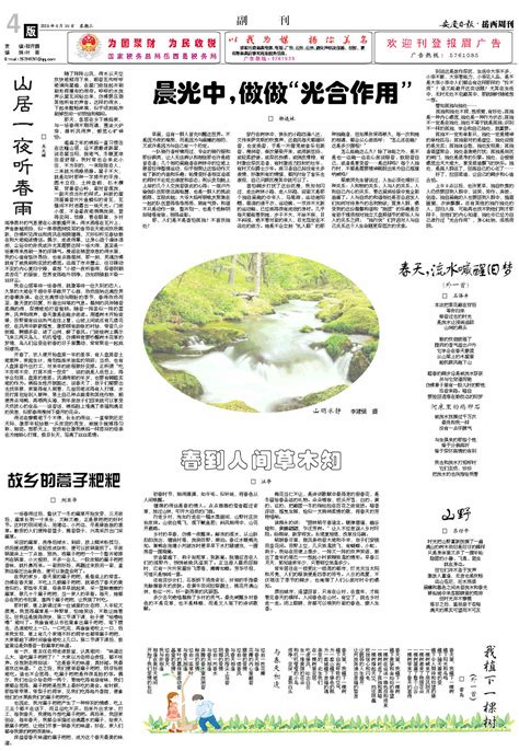 春天流水喊醒旧梦 安庆日报岳西周刊