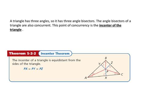 How To Find Incenter Of A Triangle Then The Formula Given Below Can