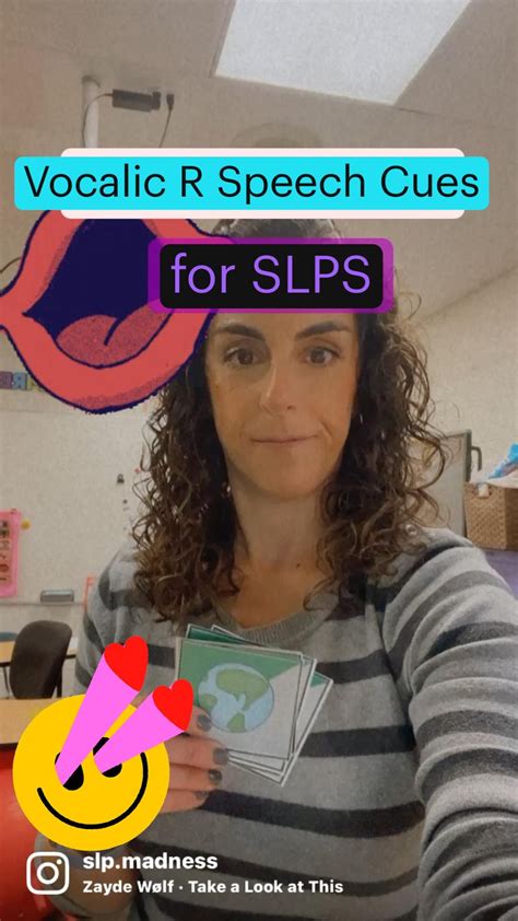 Vocalic R Speech Therapy Sound Cues Artofit