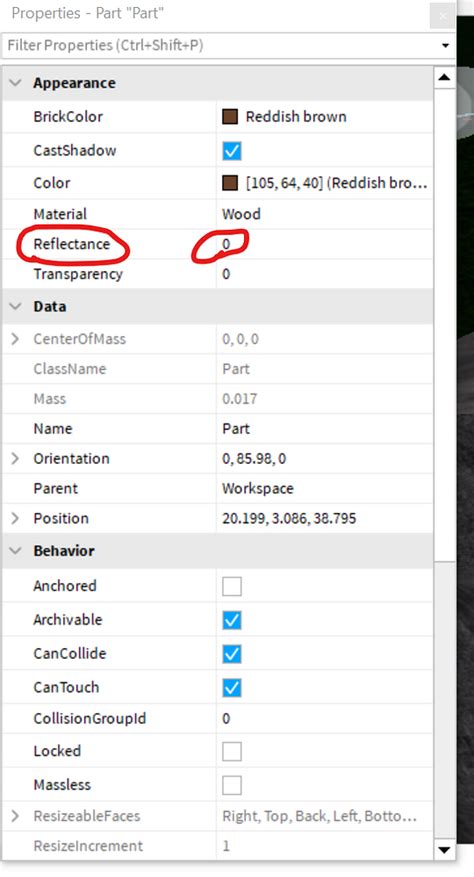 How Do You Remove Reflection Of Textures Building Support Developer Forum Roblox