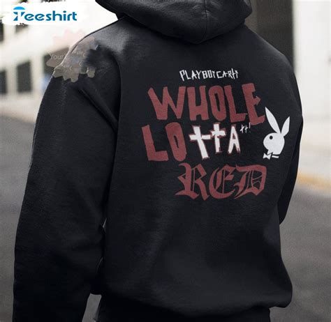 Playboi Carti Whole Lotta Red Album Tee Tops Unisex Hoodie