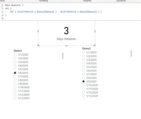 Solved Get The Number Of Days Between Two Dates Microsoft Fabric Community