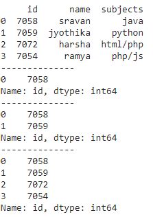 如何获取 Pandas DataFrame 的第一列 码农参考