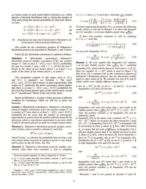 An Analysis Of Blockchain Consistency In Asynchronous Networks Deriving A Neat Bound Deepai