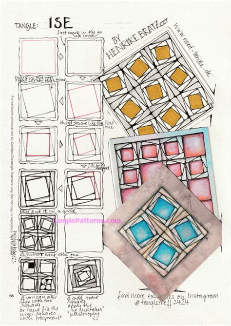 How To Draw ISE TanglePatterns Com