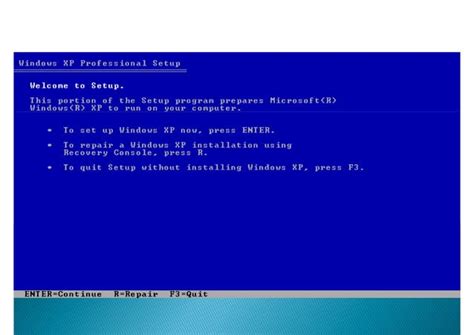 Installing Windows Xp PPT