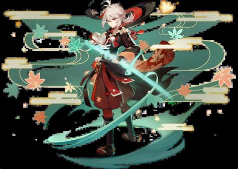 Кадзуха гайд по персонажу игры Genshin Impact рейтинг прокачка