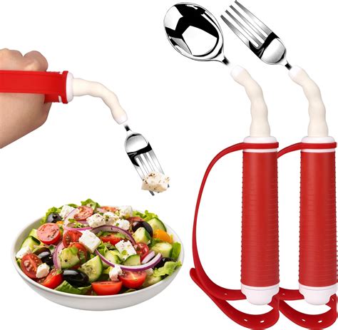 Adaptive Utensils For Disability Gadgets Swivel Fork Spoon