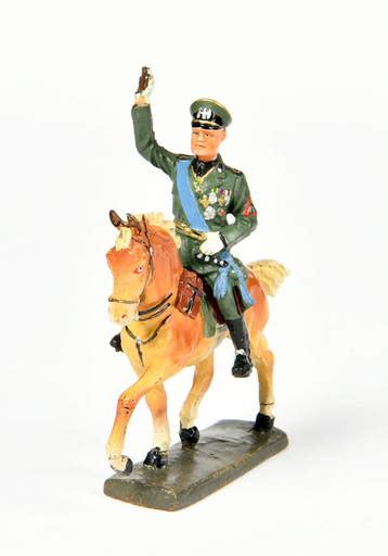 Elastolin Mussolini Zu Pferd 5219 On Sep 09 2022 Antico Mondo Auktionen In Nrw
