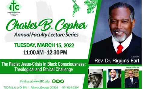 Save The Date 2022 Copher Lecture Itc