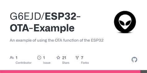 Github G6ejdesp32 Ota Example An Example Of Using The Ota Function