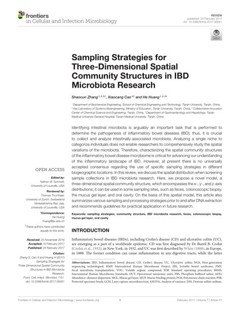 Pdf Sampling Strategies For Three Dimensional Spatial Community