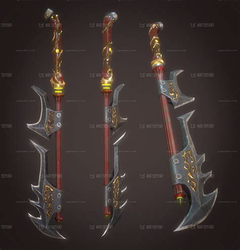 【次世代】古代 冷兵器模型 冷兵器模型库 Maya Ma Mb 模型下载 Cg模型网