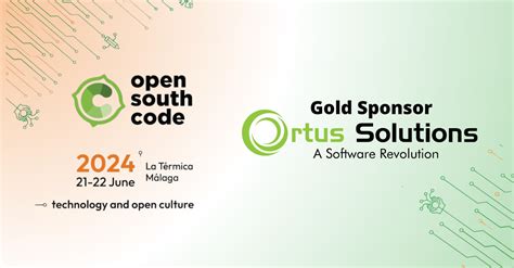Ortus Solutions Returns To Open South Code 2024 Introducing The
