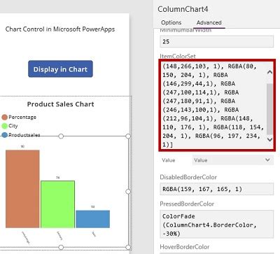 Using Chart Control In Microsoft PowerApps