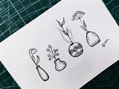 植物简笔小插画 植物简笔小插画 花瓣网