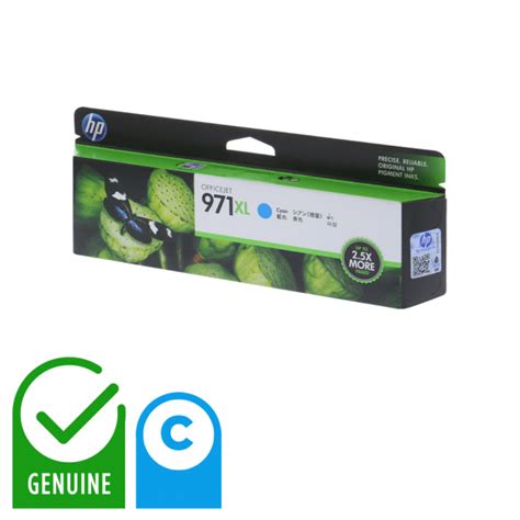 HI971CXL HP 971XL Genuine High Yield Ink Cartridge Cyan HP 4967